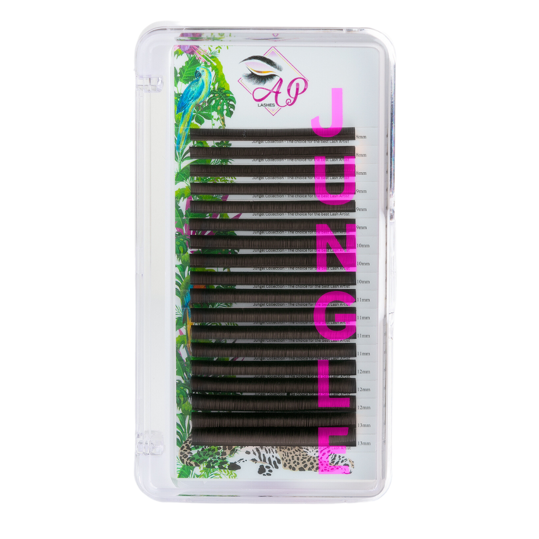 Wimpernextensions, 0.07 - Jungle Collection - Dark Chocolate – AP Lashes