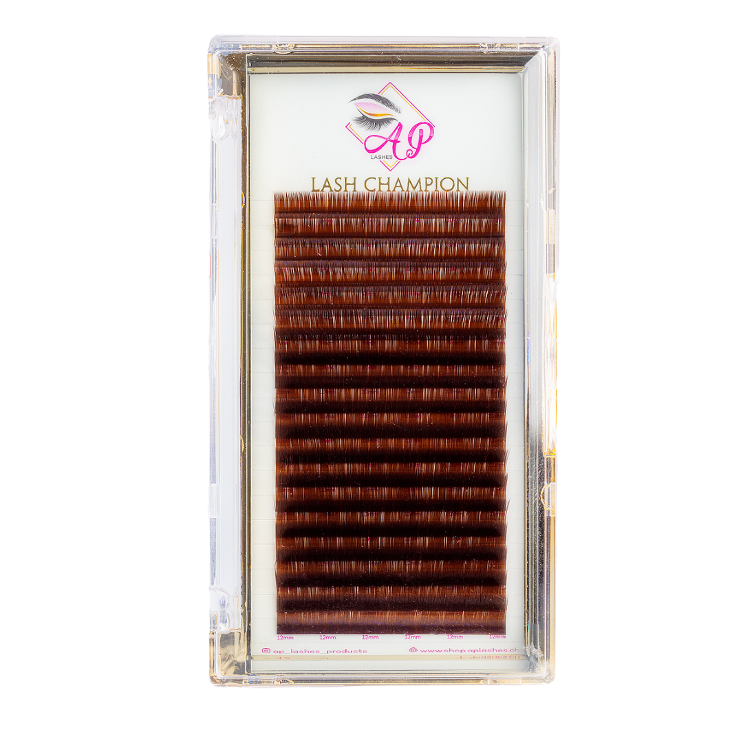 Wimpernextensions, 0.07 - " Lash Champion" Dark Brown – AP Lashes